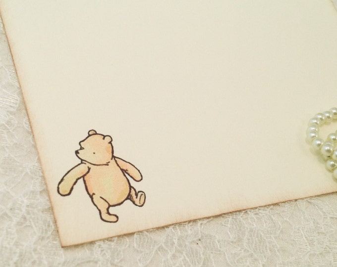Winnie the Pooh Thank You Notes-classic Pooh Note Cards-set of 10 - Etsy