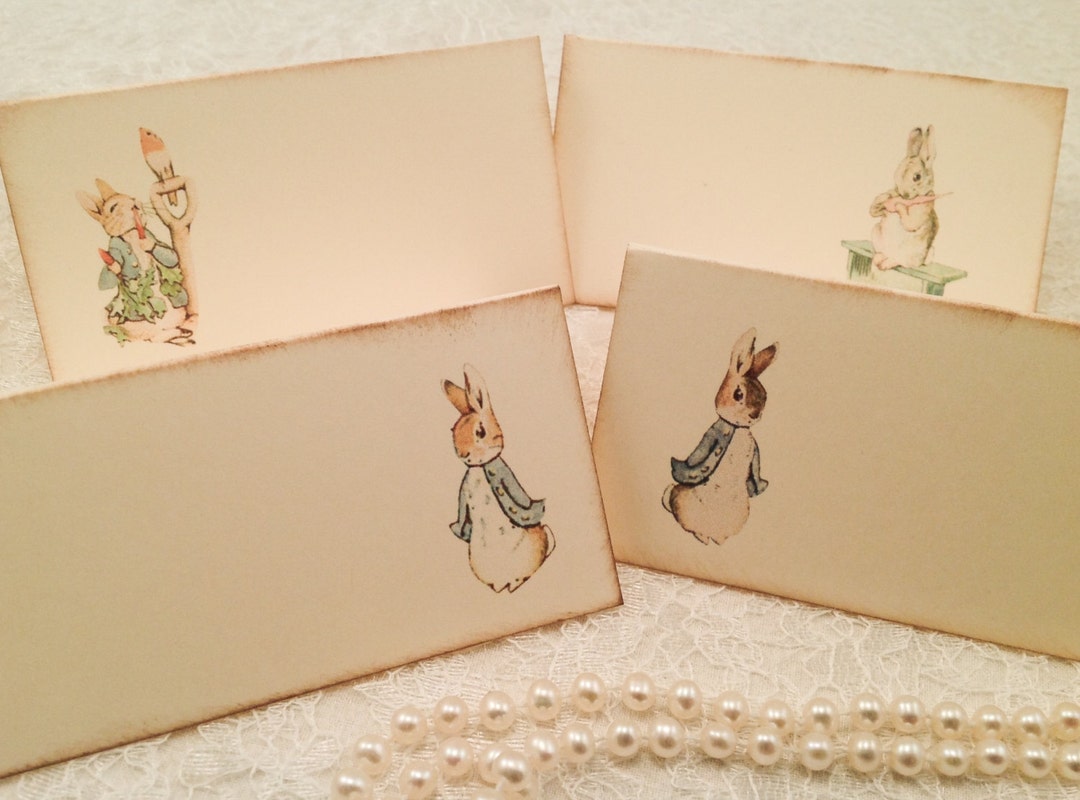 Peter Rabbit Place Cards -baby Shower, Wedding, Birthday Place Cards ...