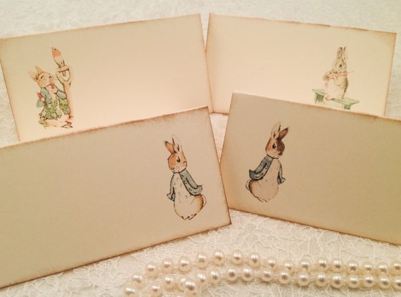 Peter Rabbit Place Cards baby Shower Wedding Birthday Place - Etsy