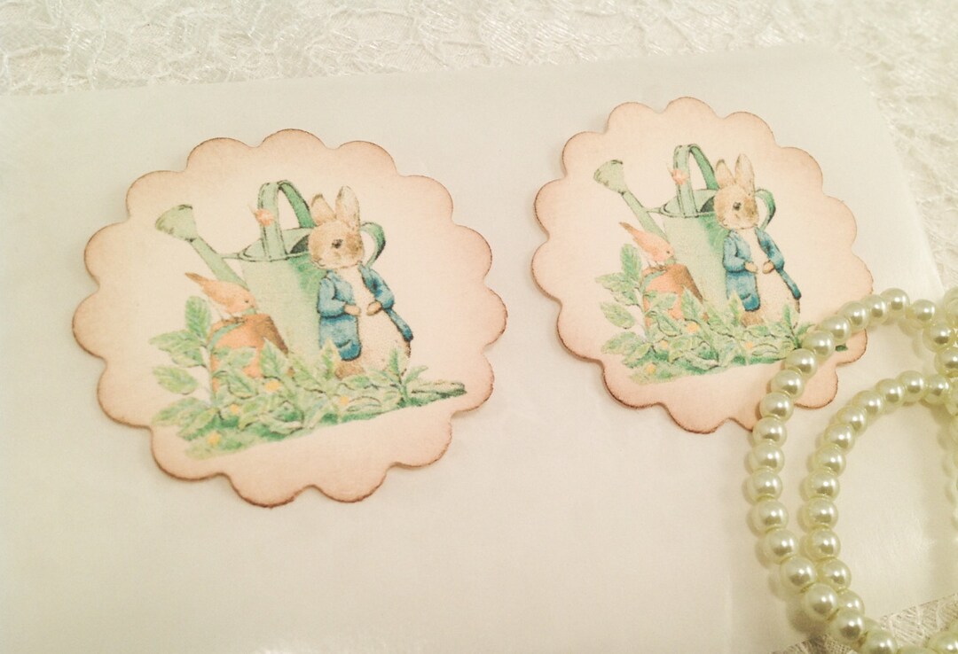 Peter Rabbit Stickers-baby Shower Birthday Favor Stickers-treat Bag ...