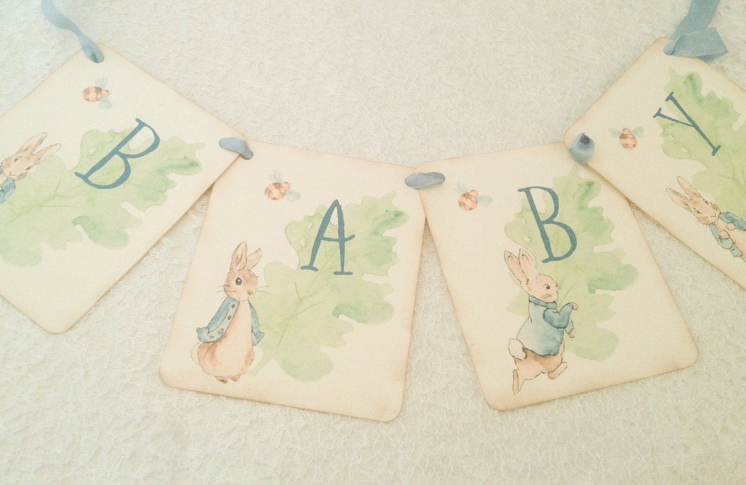 Peter Rabbit Banner-boy Baby Shower Banner-birthday Banner for | Etsy