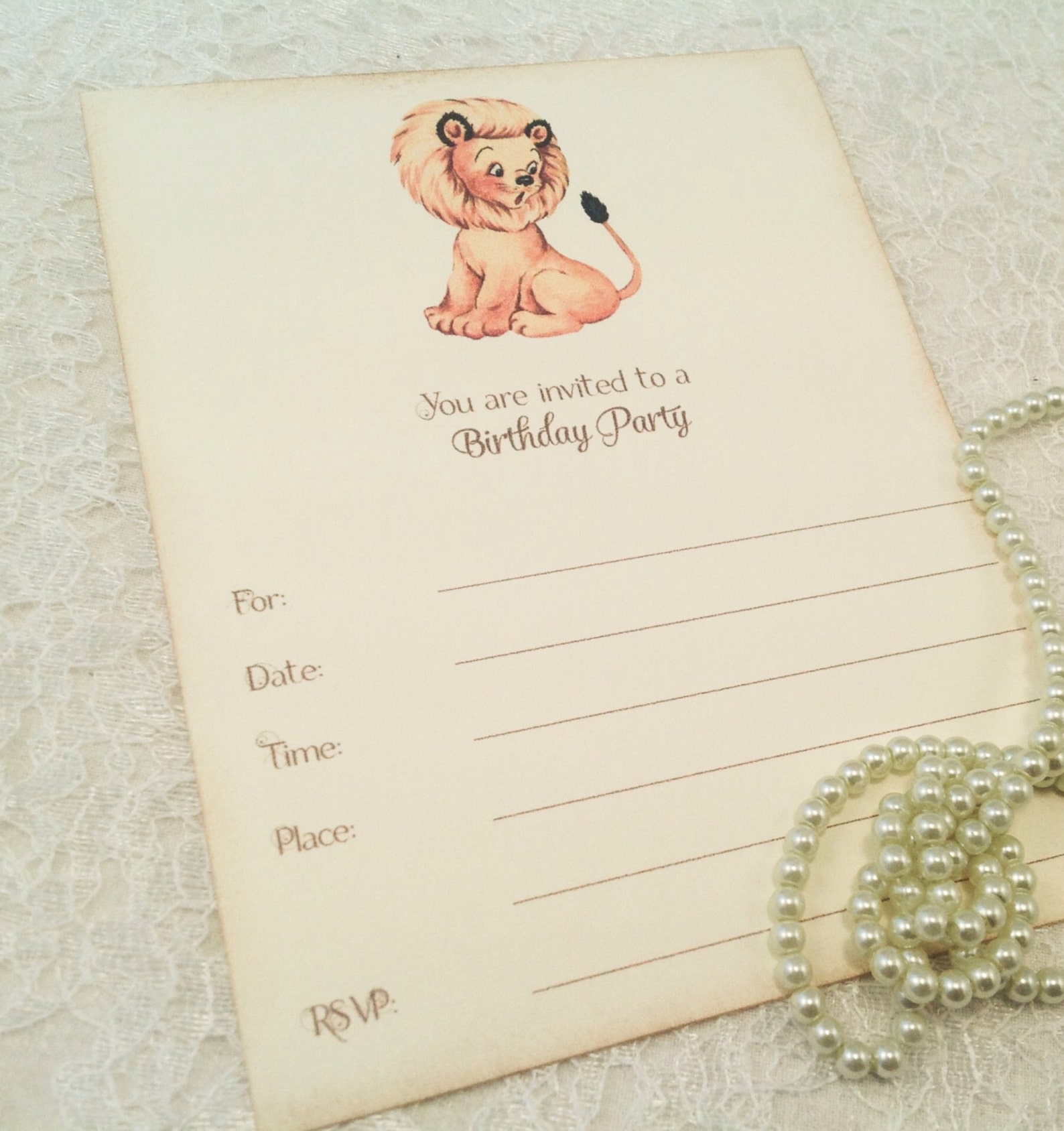 Fill in Blank Birthday Party Invitations-party Invites | Etsy