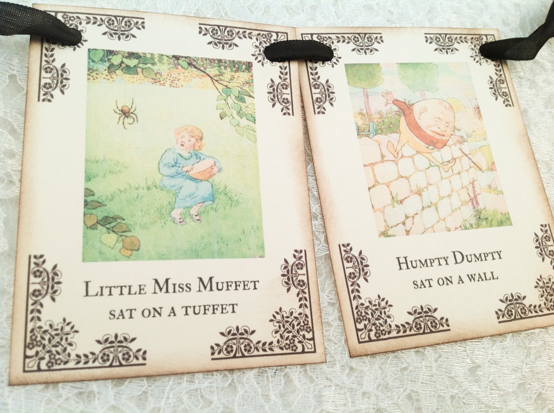Nursery Rhyme Banner-baby Shower Banner-storybook Banner-nursery Rhyme ...