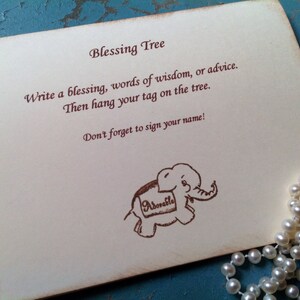 Blessing Tree Instructions Sign-blessing Cards for Baptisms and ...