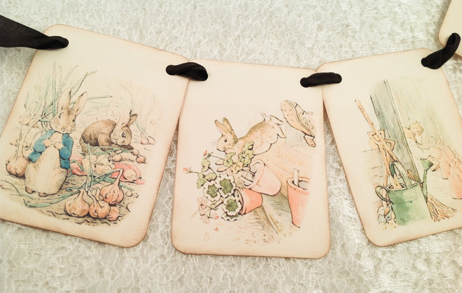 Peter Rabbit Banner-peter Rabbit Book Banner-beatrix Potter Nursery ...