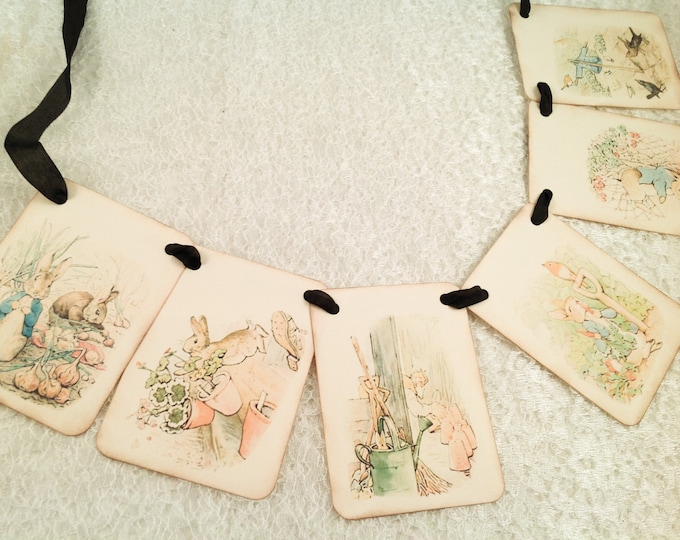 Peter Rabbit Banner-peter Rabbit Book Banner-beatrix Potter Nursery ...