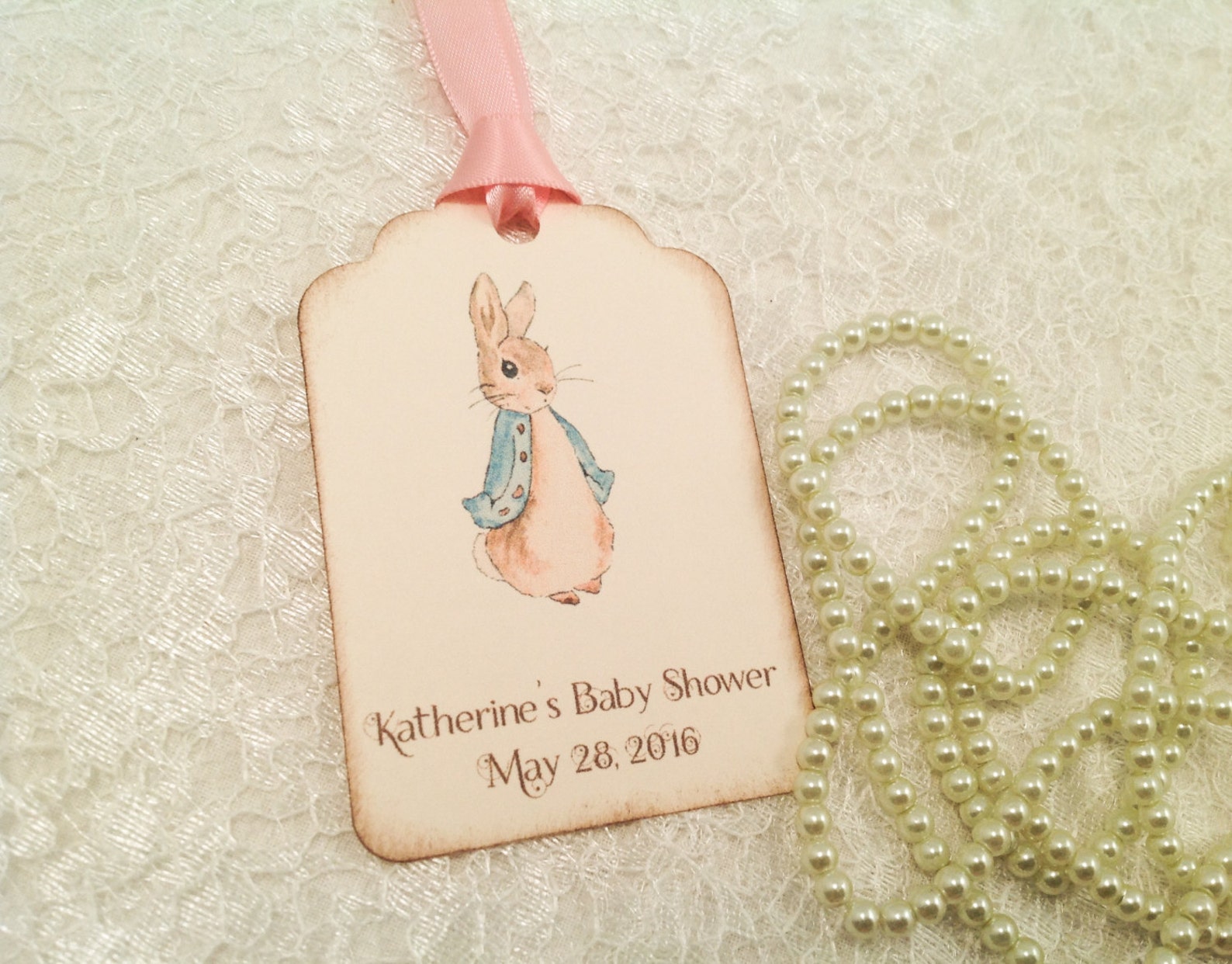 Personalized Favor Tags-peter Rabbit Tags Gift | Etsy