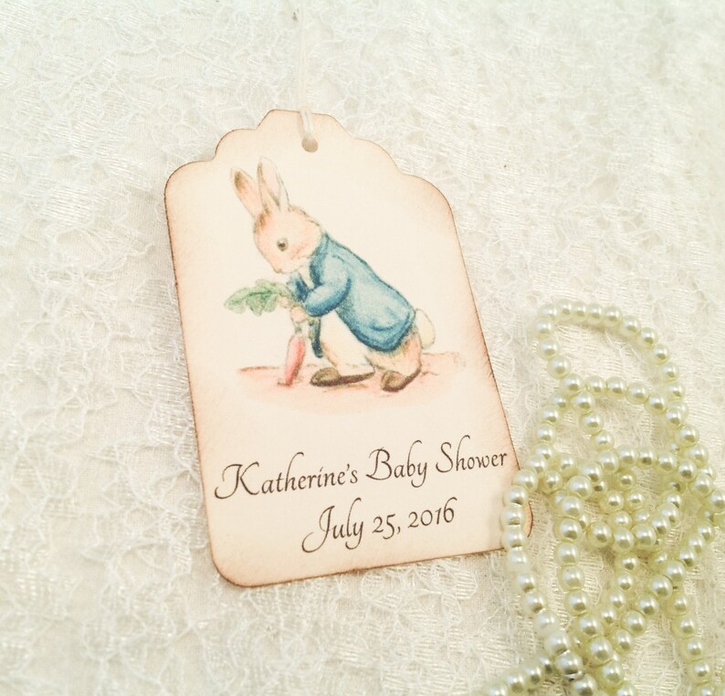Personalized Thank You Favor Tag-peter Rabbit Tags-peter - Etsy