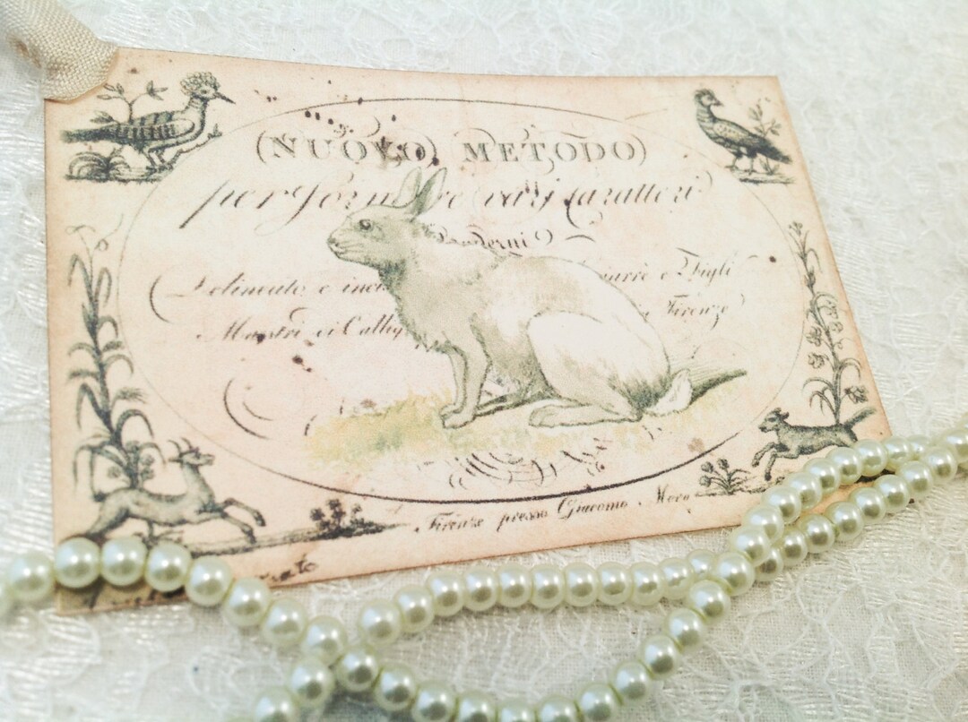 Flea Market Tags-paris Advertising Gift Tags Favor Thank You Tags ...