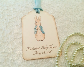 Personalized Favor Tags-peter Rabbit Tags Gift | Etsy