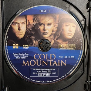 Cold Mountain DVD, 2003, Two-disc Collector's Edition - Etsy