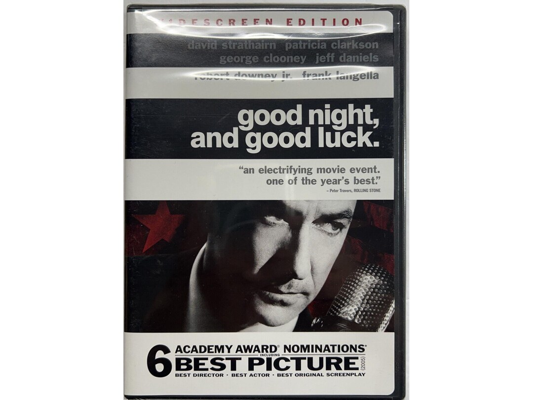 Good Night, and Good Luck (DVD, 2005, Widescreen) NEW - Etsy
