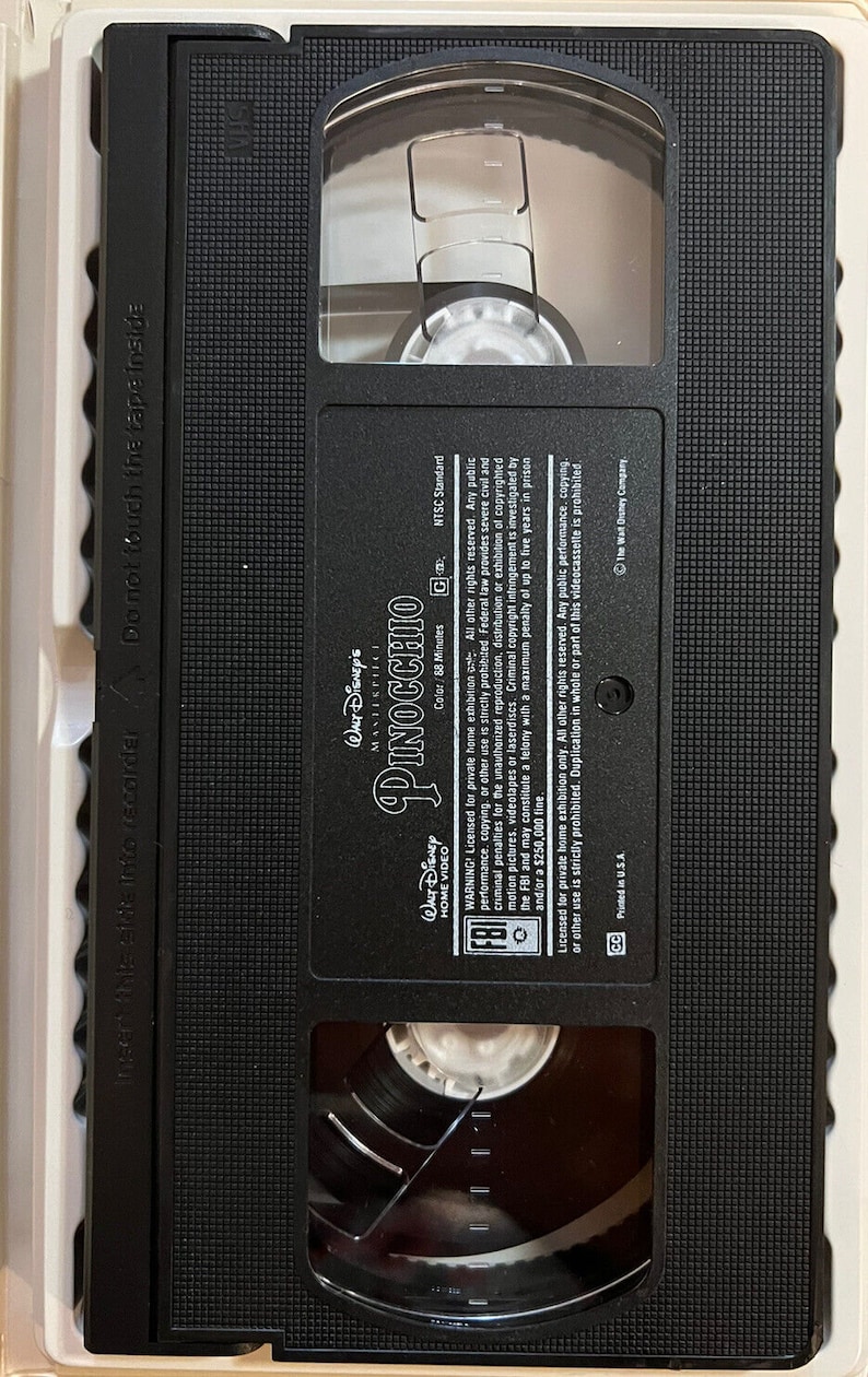 Walt Disney's Pinocchio (VHS, 1993, Special Edition) - Etsy