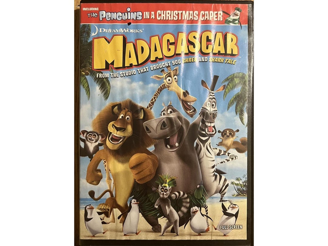 Madagascar (DVD, 2005, Full Screen Edition) - Etsy