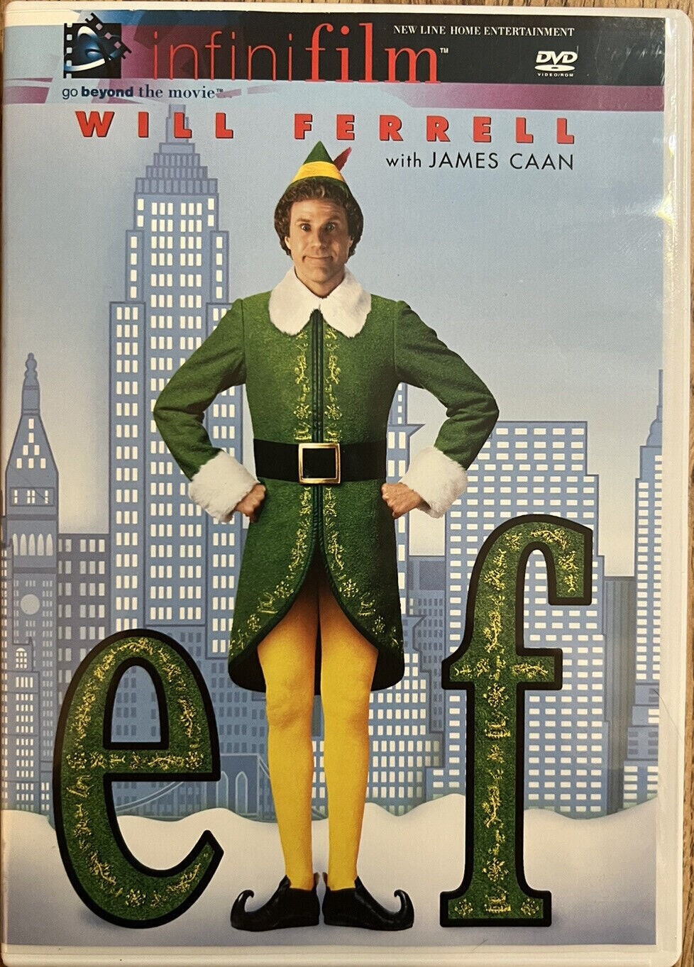 Elf [infinifilm Edition] Will Ferrell, James Caan, Mary Steenburgen ...