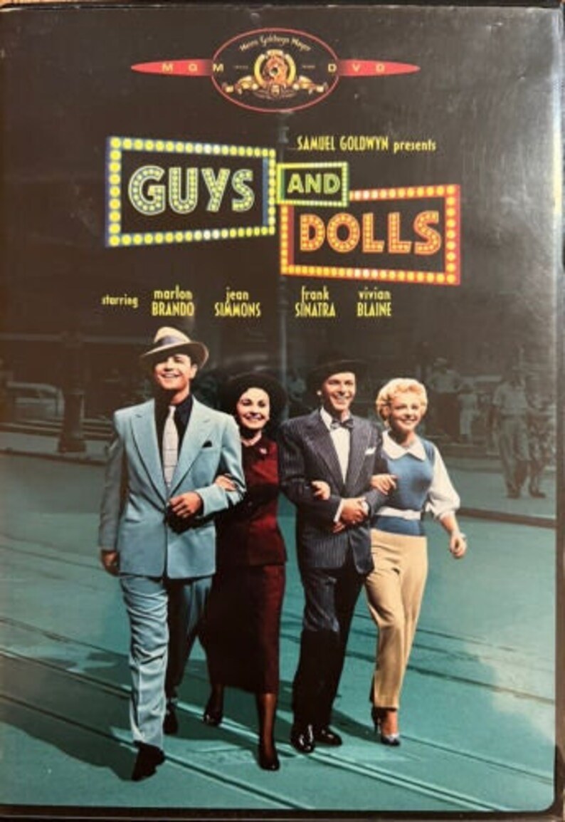 Guys and Dolls (DVD, 2000, Widescreen) Marlon Brando, Jean Simmons - Etsy