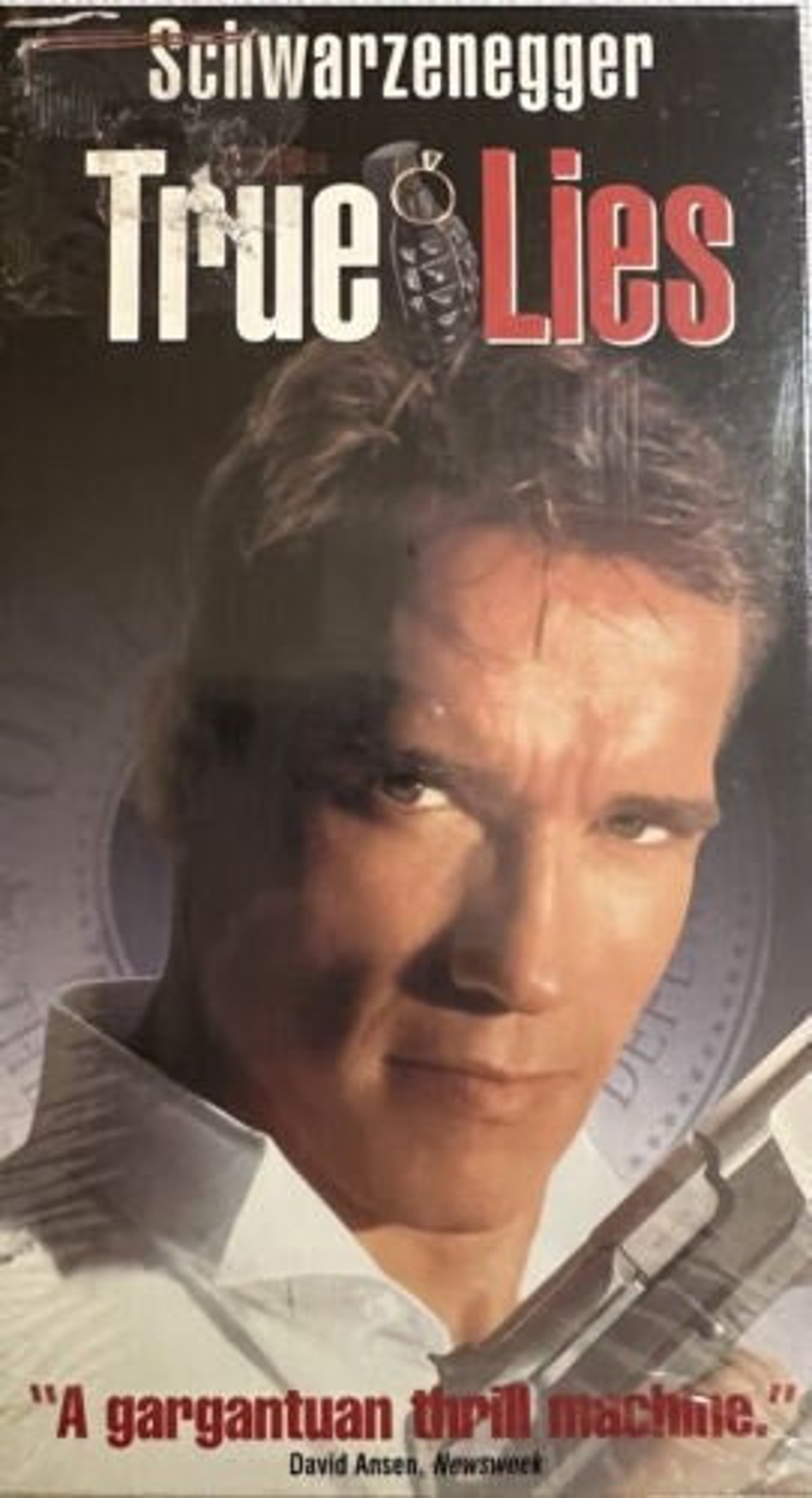 True Lies (VHS, 1995) Arnold Schwarzenegger Jamie Lee Curtis – Very ...