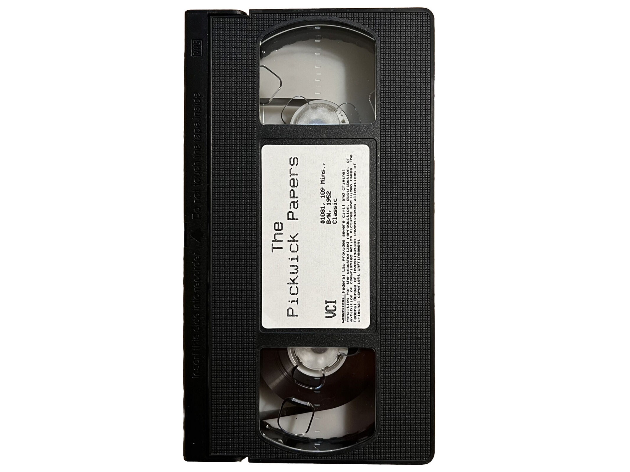 The Pickwick Papers VHS, 1987 United Home Video VHS Rare Tape Charles ...