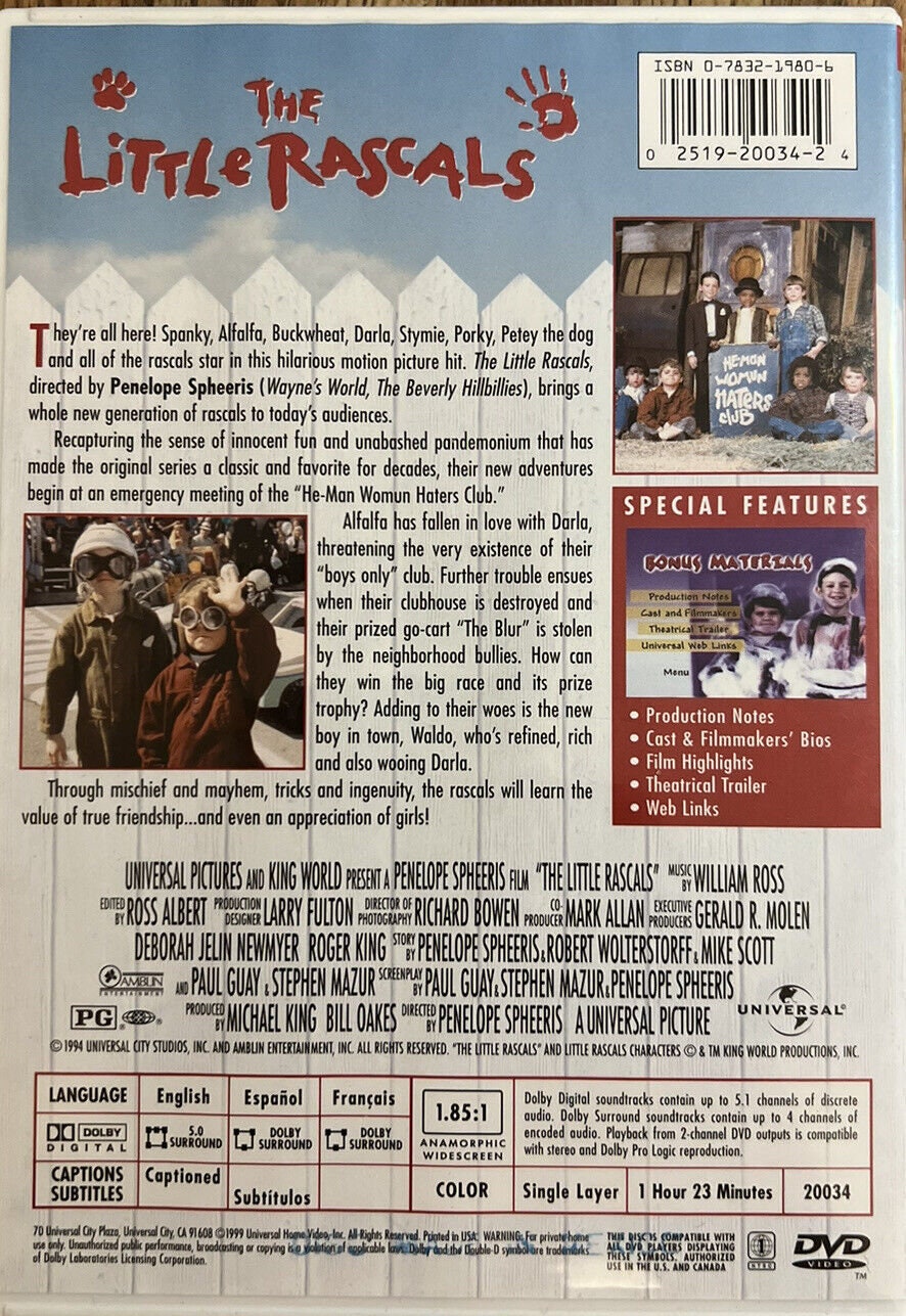 The Little Rascals DVD, 1999 Like New - Etsy