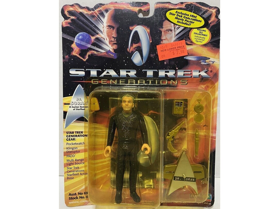 Star Trek Generations Dr. Soran Playmates Action Figure 1994 - Etsy