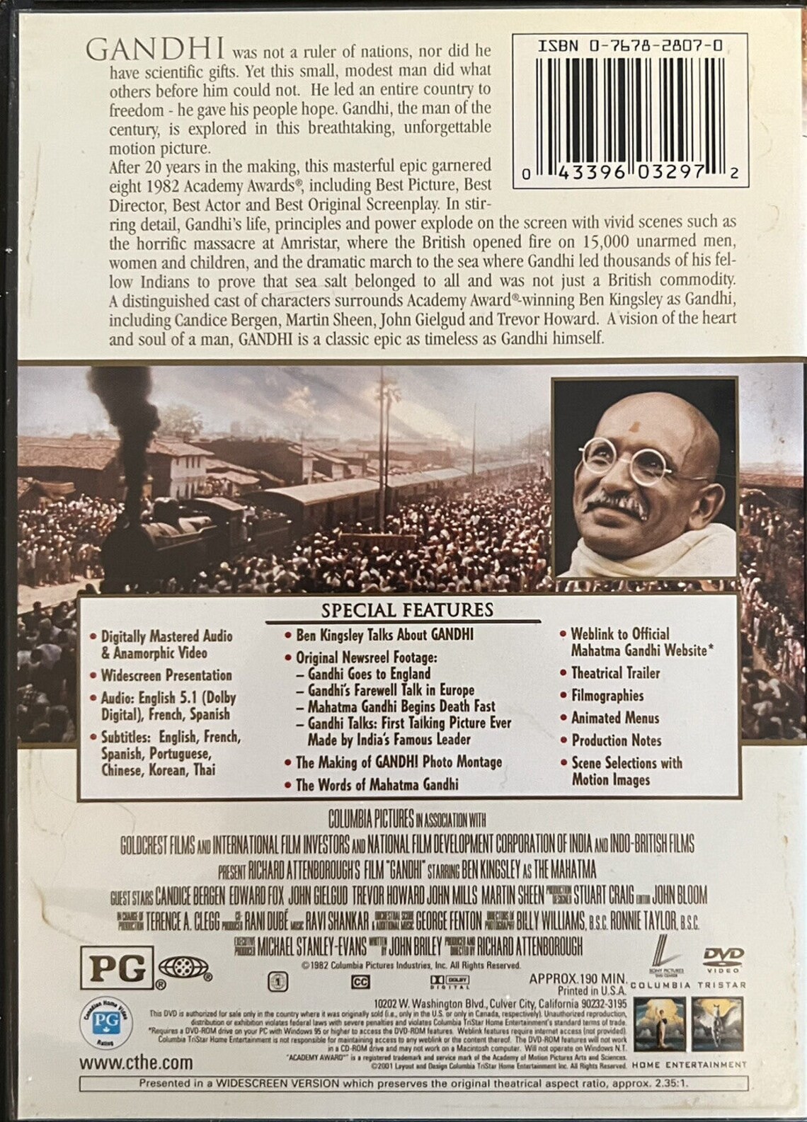 GANDHI DVD, 2001, Special Edition With Insert - Etsy
