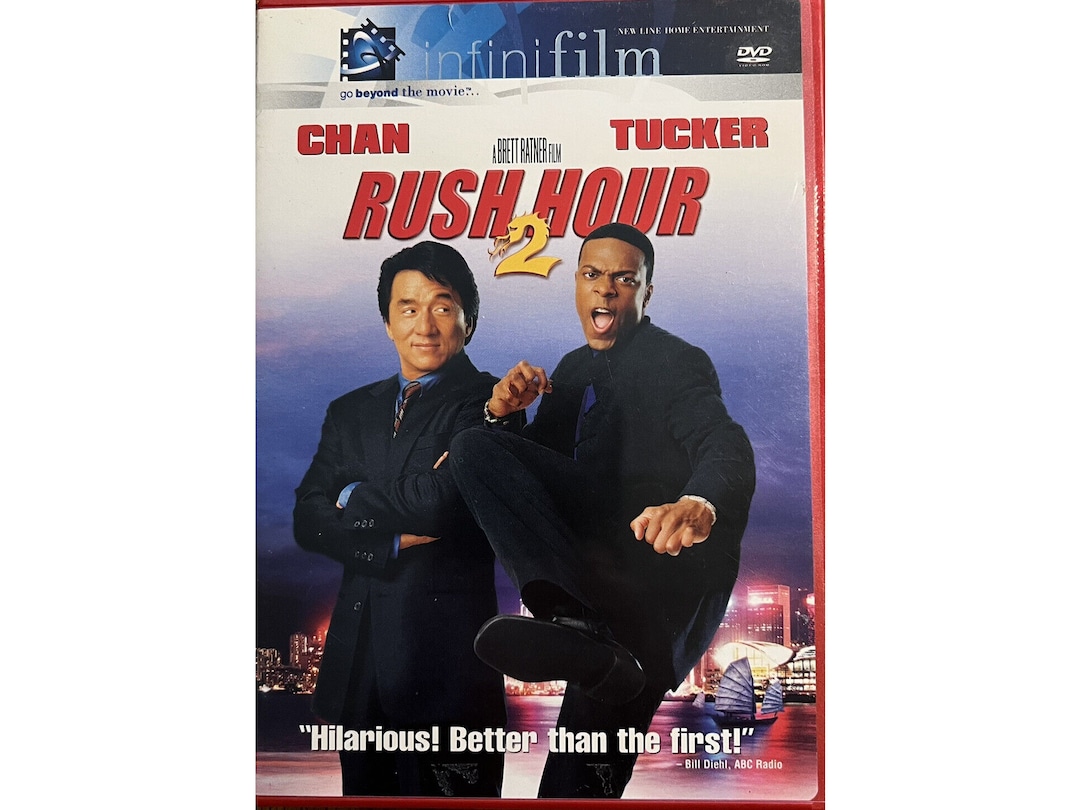 Rush Hour 2 (DVD, 2001) Jackie Chan & Chris Tucker Like New - Etsy
