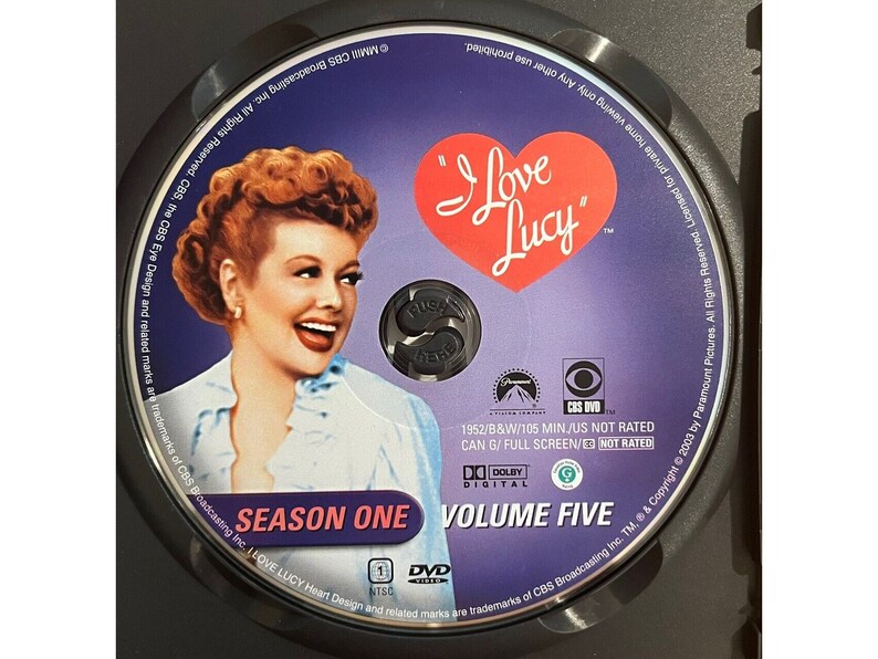 I Love Lucy - Season One Volume 5 (DVD, 2003) - Etsy