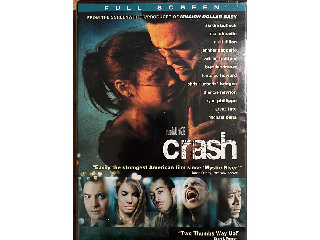 Crash (DVD, 2004, Full Screen) Brendan Fraser, Sandra Bullock, Matt ...