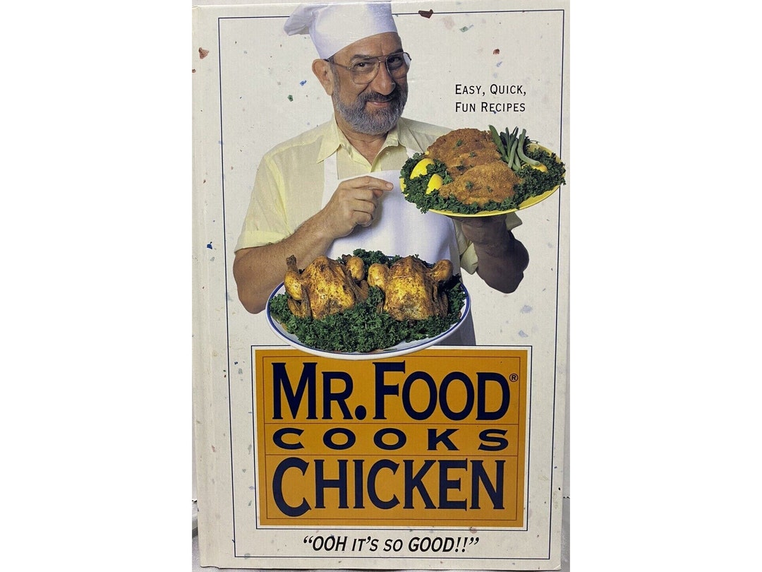 Mr. Food Cooks Chicken by Art Ginsburg (1993, Hardcover) - Etsy