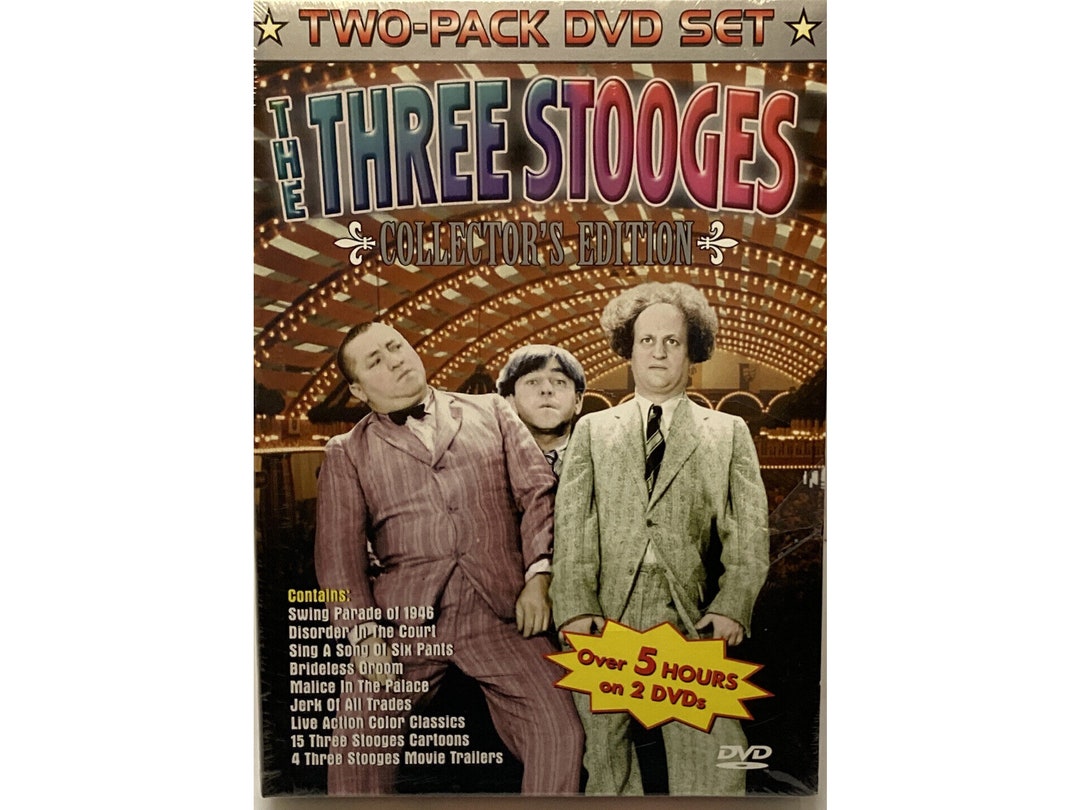 The Three Stooges Two-pack DVD Set, New Factory Sealed, Collectors ...