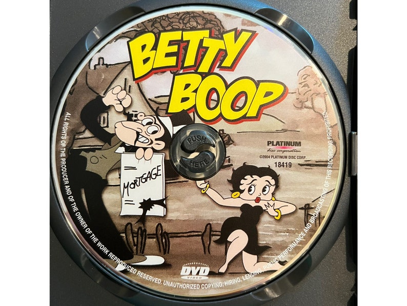 Classic Betty Boop Cartoons DVD, 2004, 2-disc Set - Etsy