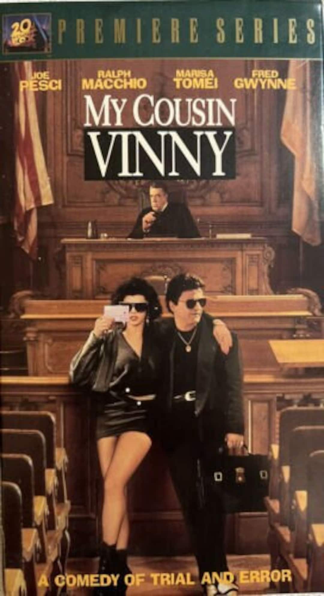 My Cousin Vinny VHS, 1992 Premiere Series Edition Marisa Tomei Joe ...