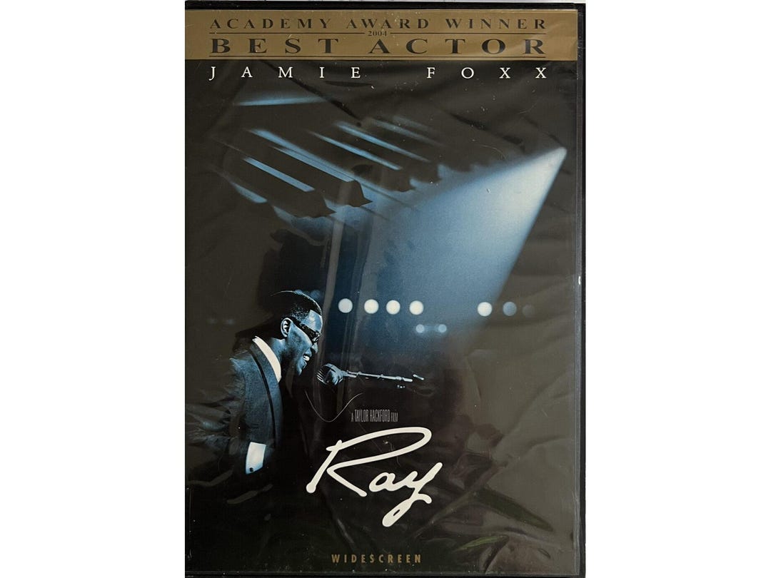 Ray (DVD, 2005) Jamie Foxx Widescreen Biopic Drama Academy Award Winner ...