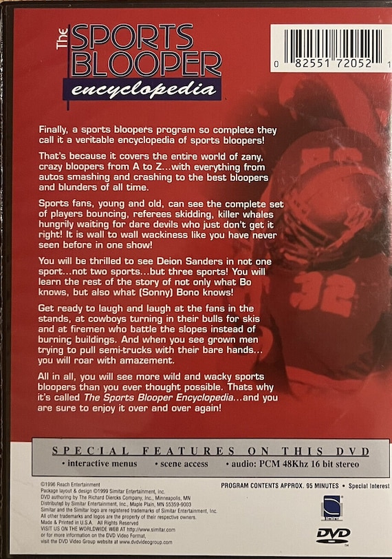 Sports Bloopers Dvd