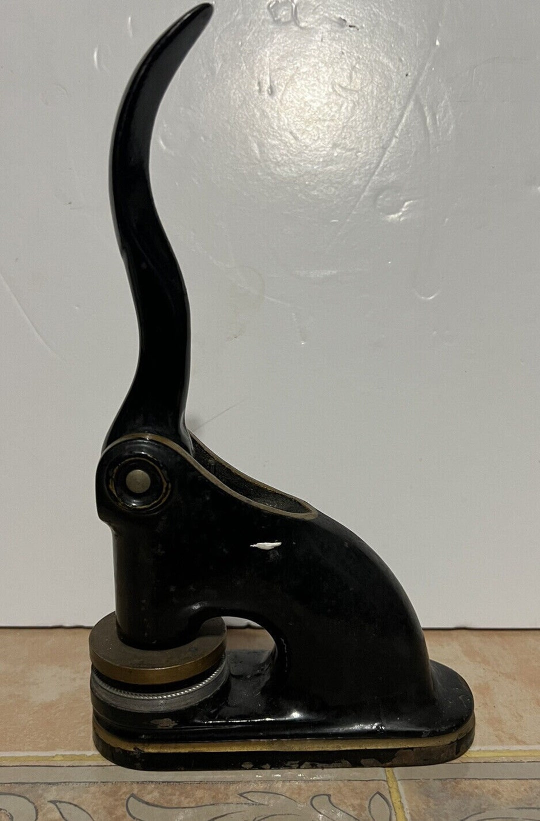 Antique Cast Iron Seal Embosser Financial-regent Building & Loan Assn ...