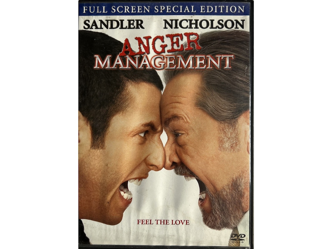 Anger Management DVD 2003 Full Screen Edition Jack - Etsy