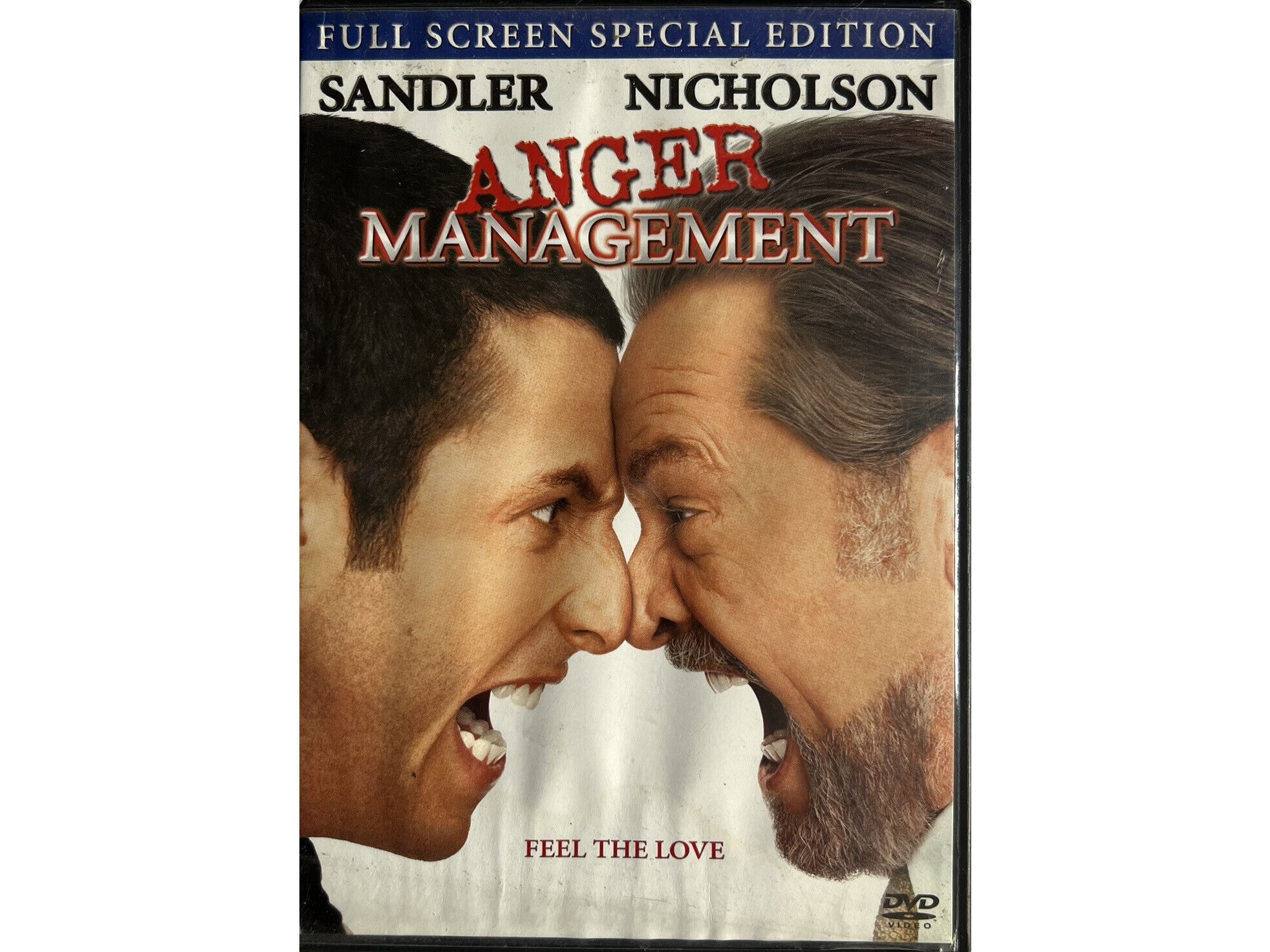 Anger Management [DVD, 2003, Full Screen Edition] Jack Nicholson, Adam ...