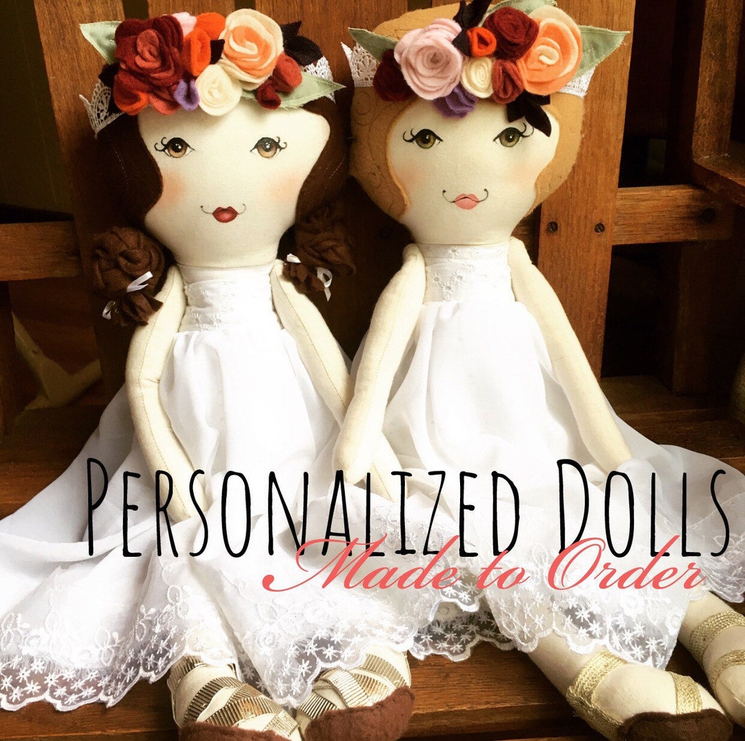 Custom Boy or Girl Rag Doll Made to Order Just for You - Etsy