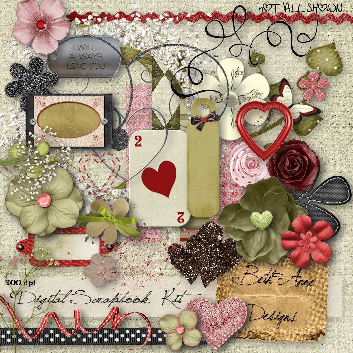 Always Love You Instant Download Digital Scrapbook - Etsy