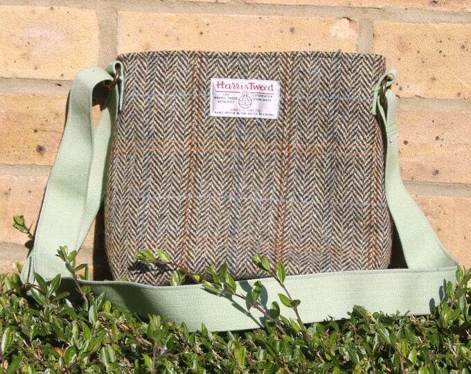 Harris Tweed Bag, Crossbody Bag, Tweed Purse, Harris Tweed Cloth - Etsy