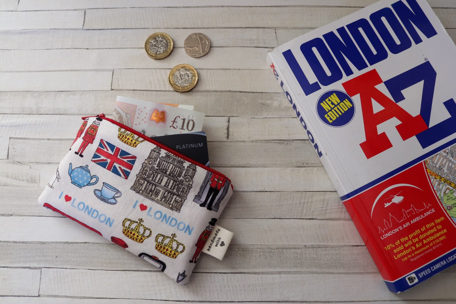 London Coin Purse I Heart London I Love London | Etsy