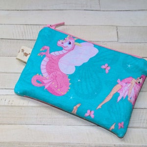 Dragon Purse Coin Purse Change Purse Dragon and Fairies - Etsy