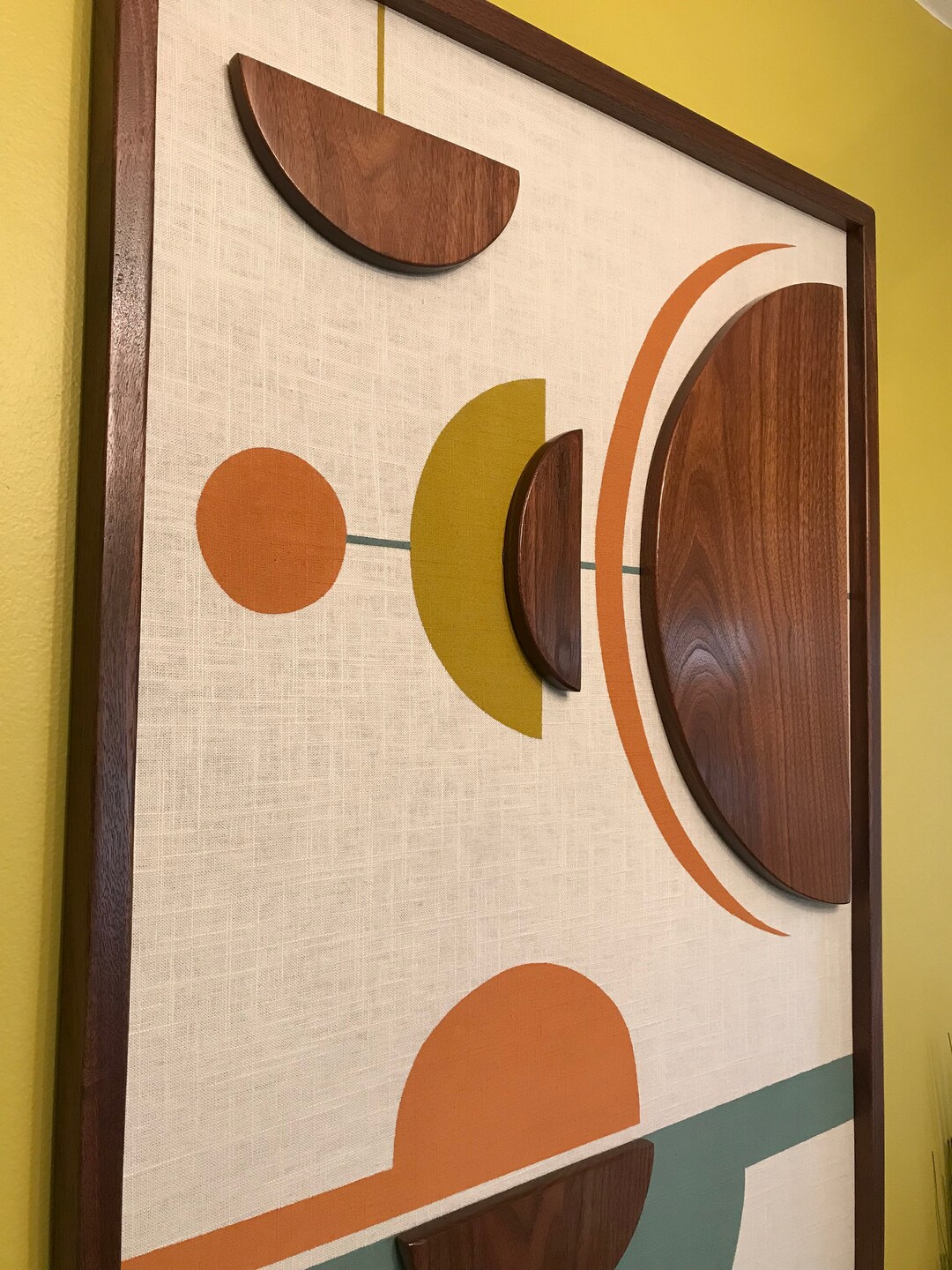 Mid Century Modern Wall Art | Witco Inspired - the Arthur IV 40x36 ...