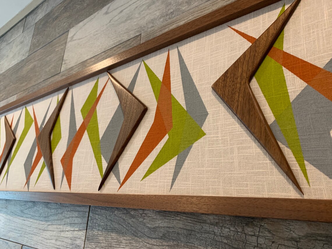 Mid Century Modern Wall Art Witco Inspired the Sydney IV - Etsy