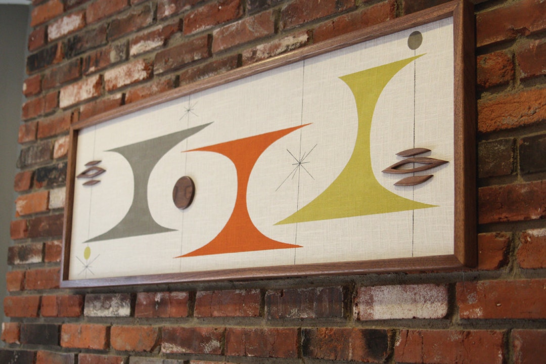 Mid Century Modern Wall Art | Witco Inspired - the Manhattan 50x17 ...