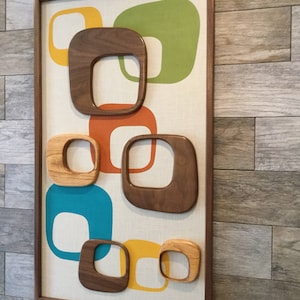 Mid Century Modern Wall Art Witco Inspired The Woodward 40x23