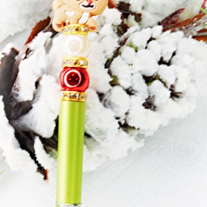 Reindeer Cutie Pens/holiday Gift Pen/novelty Pen/journal Pen/beaded Pen ...