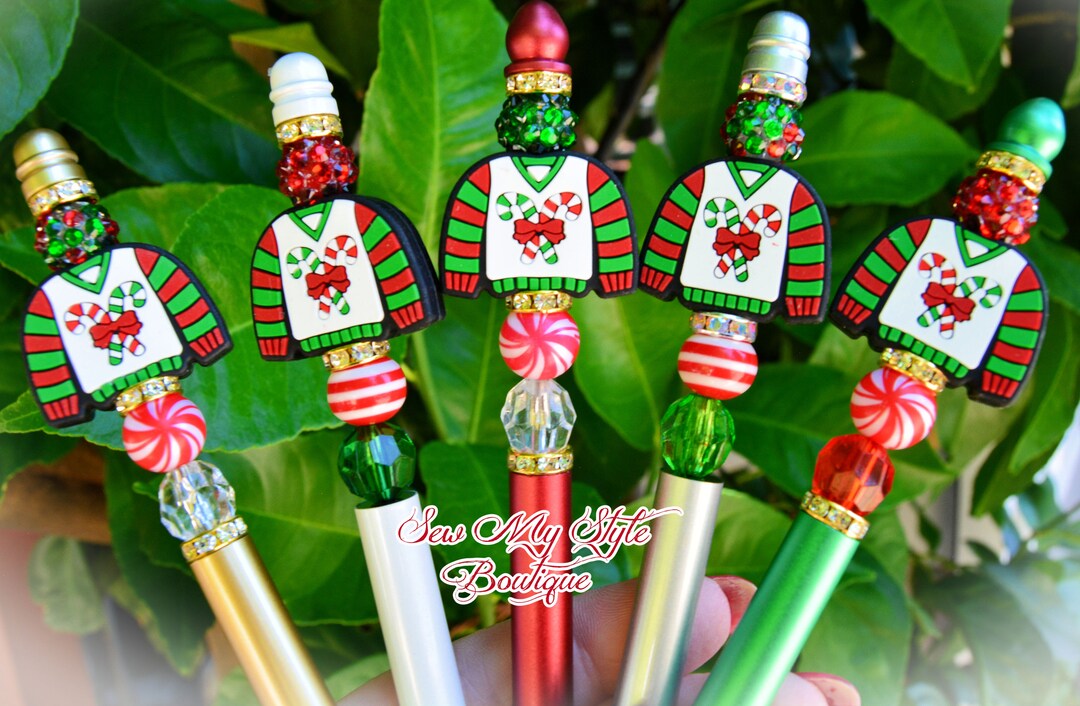 Christmas Party Pens/ugly Sweater Party Favor/pens/festive Pen Sets ...