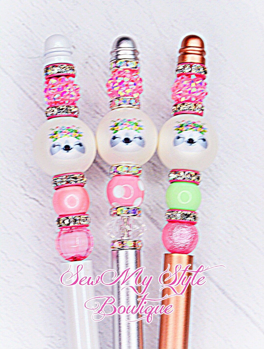 Gift Pen/animal Lover/boho Sloth Critter Pen/fancy Journal Pen/gift for ...