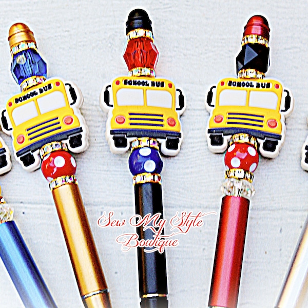 School Bus Ink Pen - Etsy